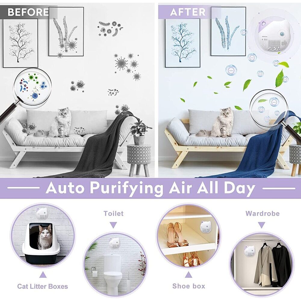 2-In-1 Cat Litter Odor Eliminator & Fragrance Diffuser - CatGlamour.com