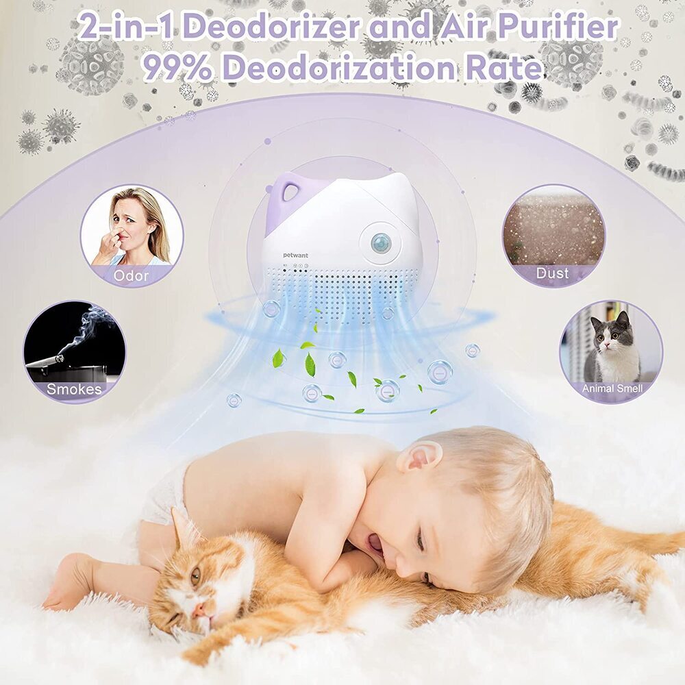 2-In-1 Cat Litter Odor Eliminator & Fragrance Diffuser - CatGlamour.com