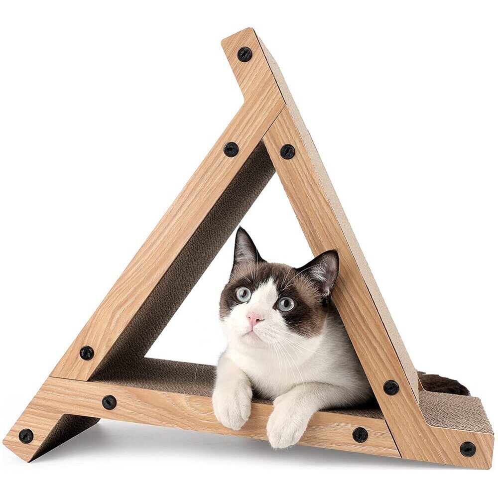 3-Sided Stylish Cat Scratcher - CatGlamour.com