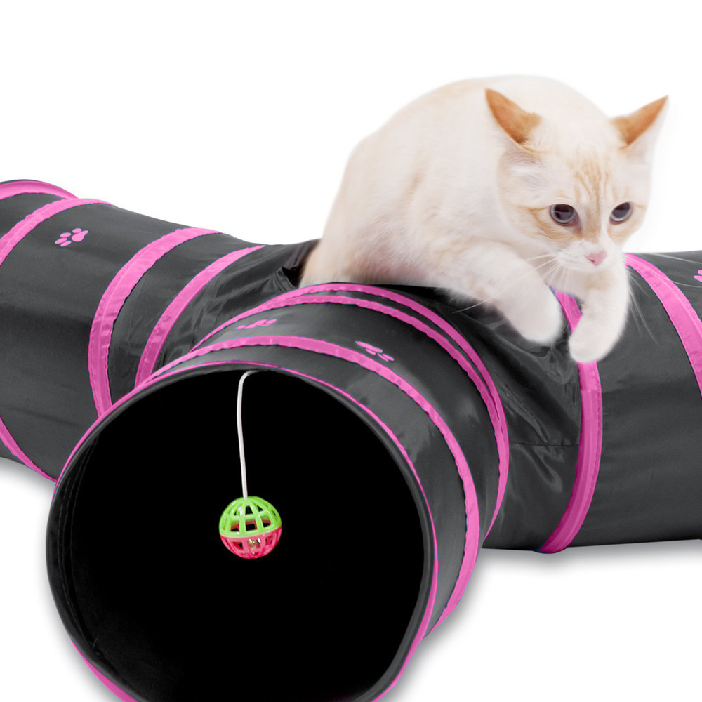 3-Way Funny Cat Tunnel Toy - CatGlamour.com