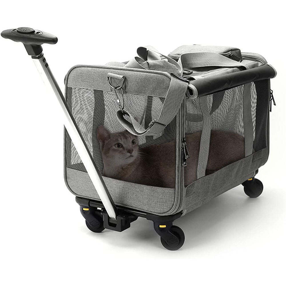 Airline-Approved Rolling Cat Carrier - CatGlamour.com
