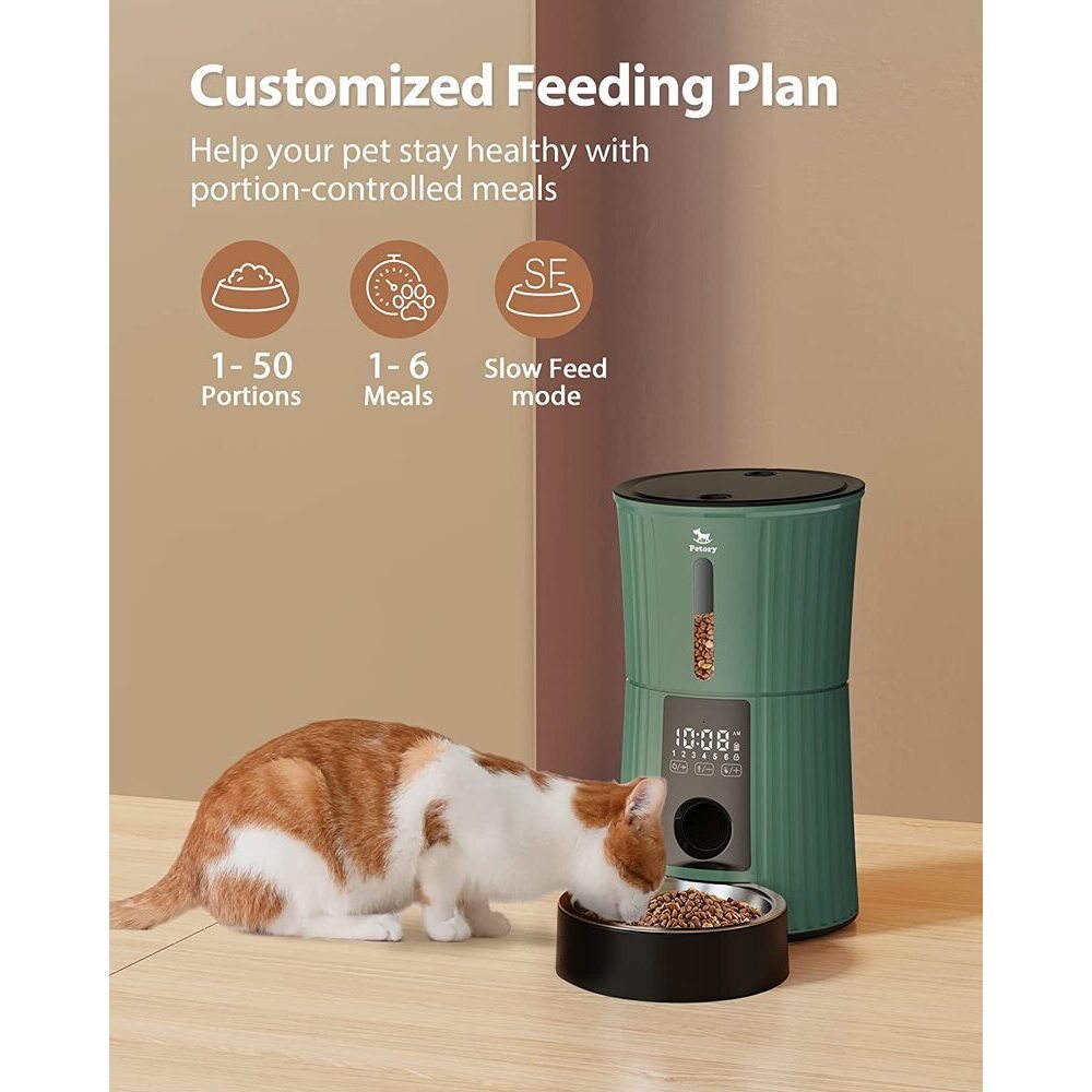 Automatic Programable Timed Cat Food Dispenser - CatGlamour.com
