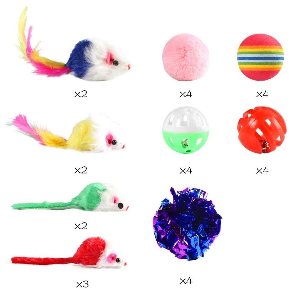 Best Value Cat Toys Pack - CatGlamour.com