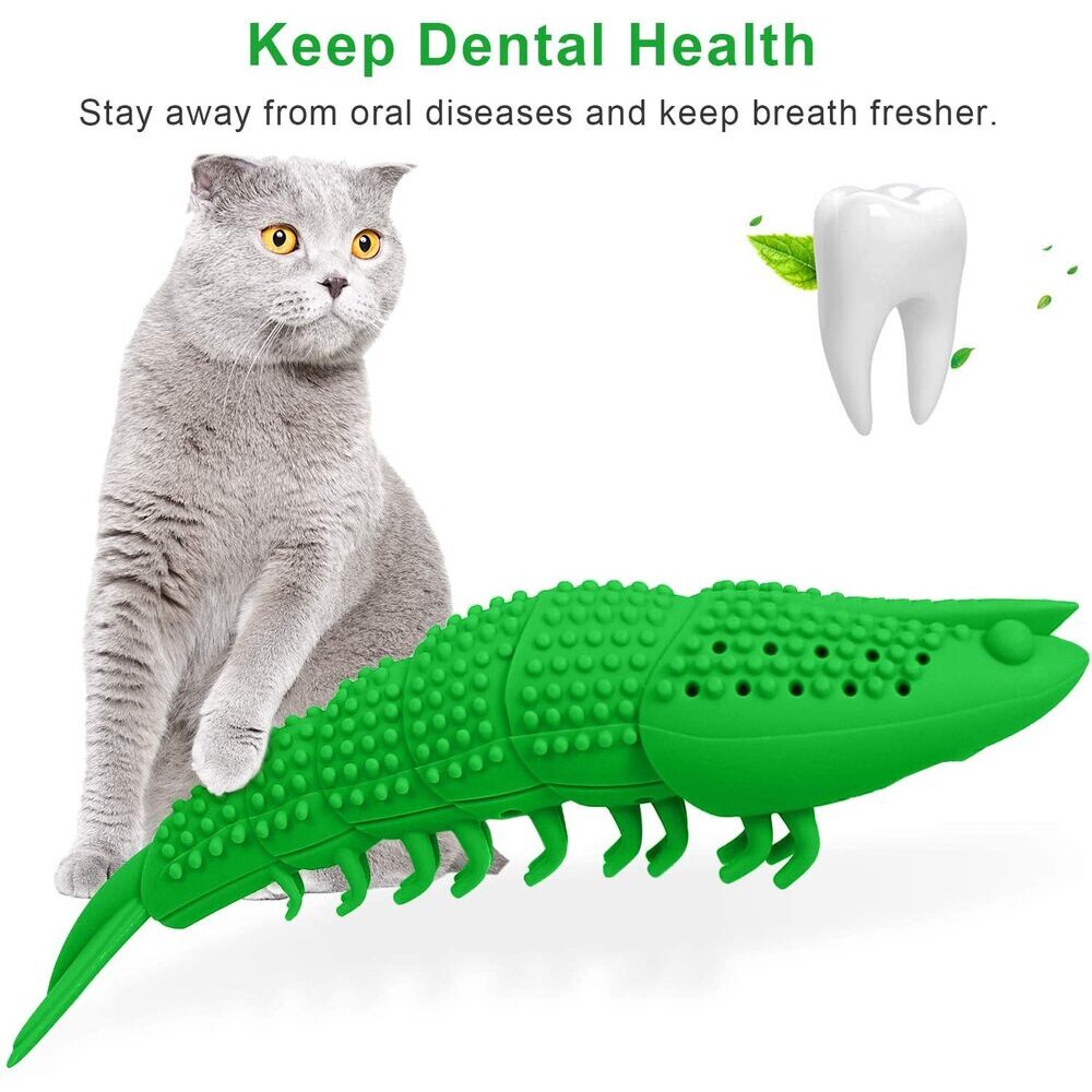 Cat Dental Toothbrush Catnip Toy - CatGlamour.com