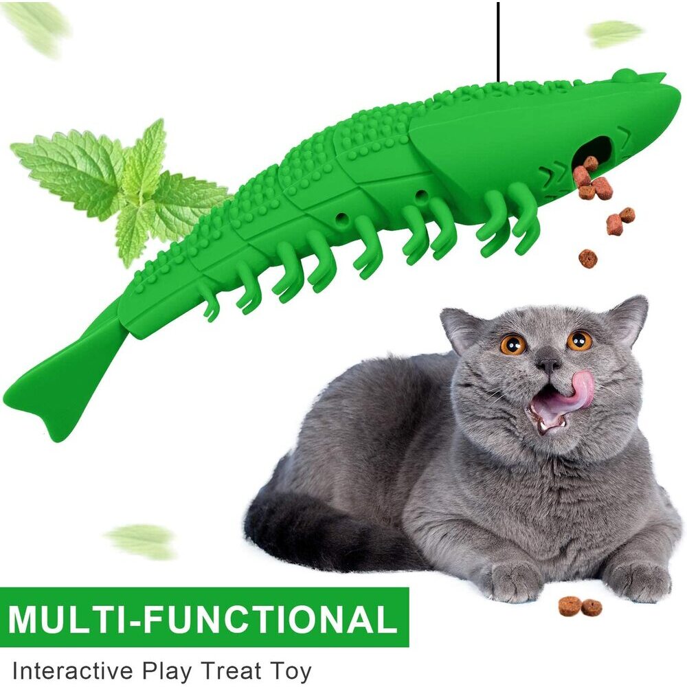 Cat Dental Toothbrush Catnip Toy - CatGlamour.com
