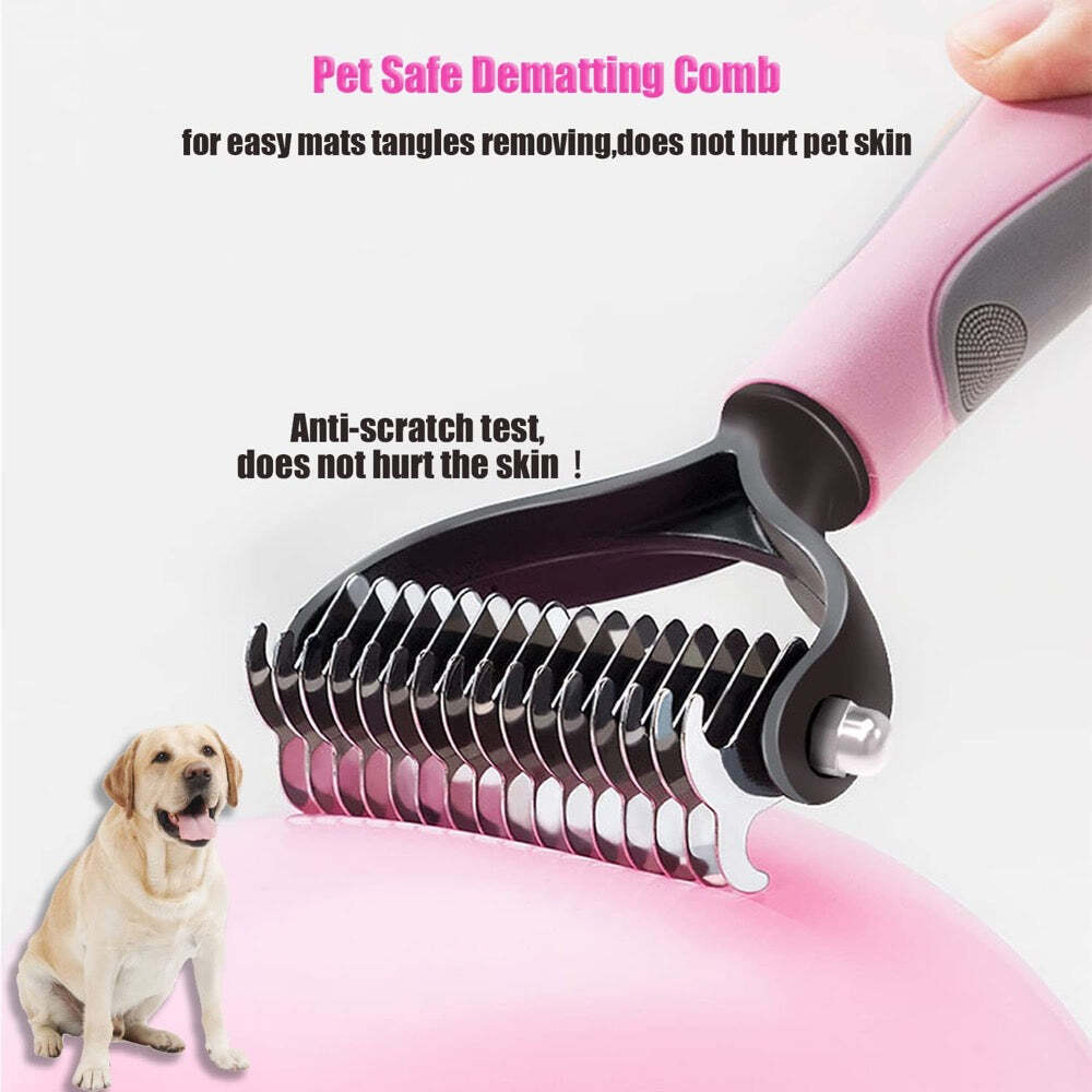 Cat Deshedding Grooming Brush - CatGlamour.com