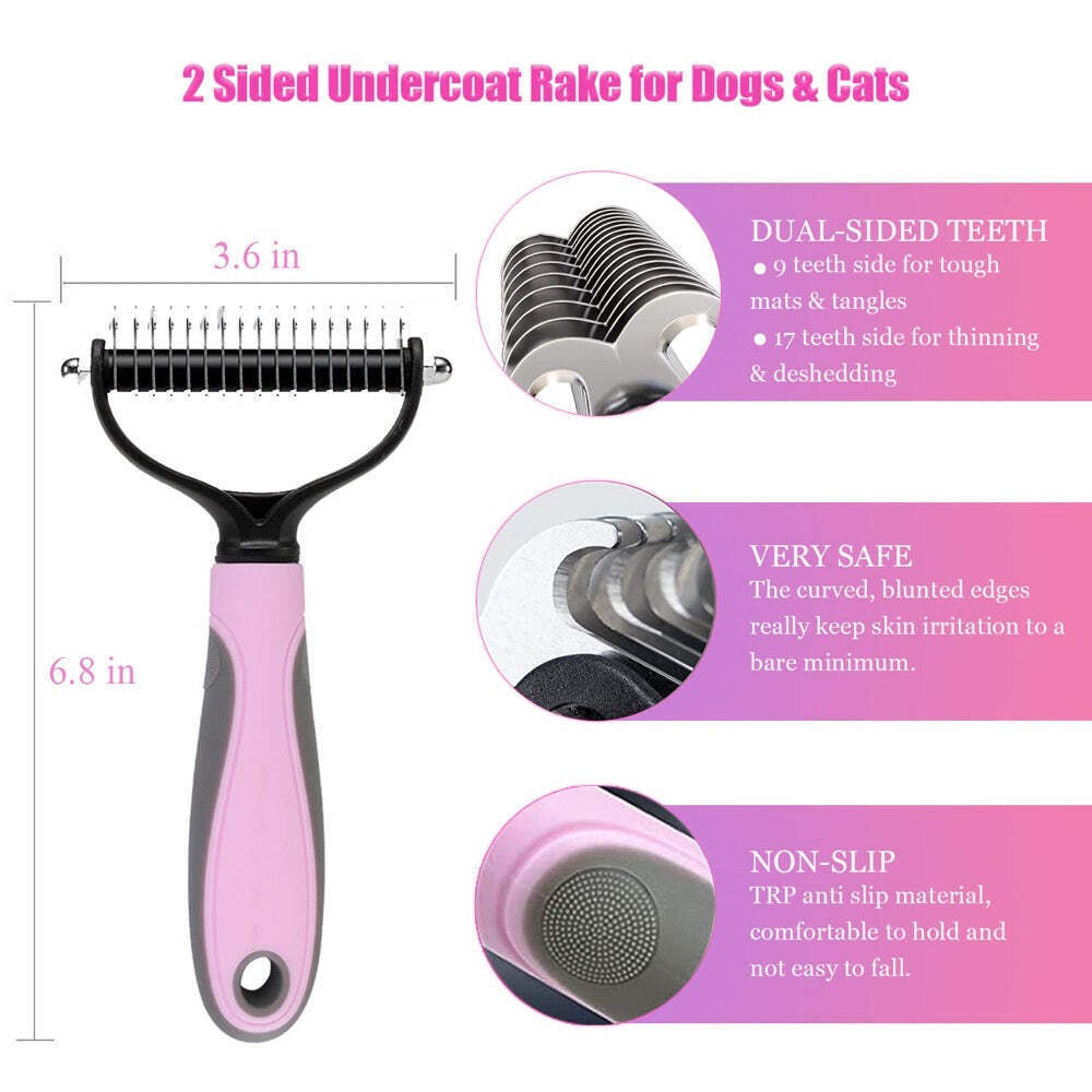 Cat Deshedding Grooming Brush - CatGlamour.com