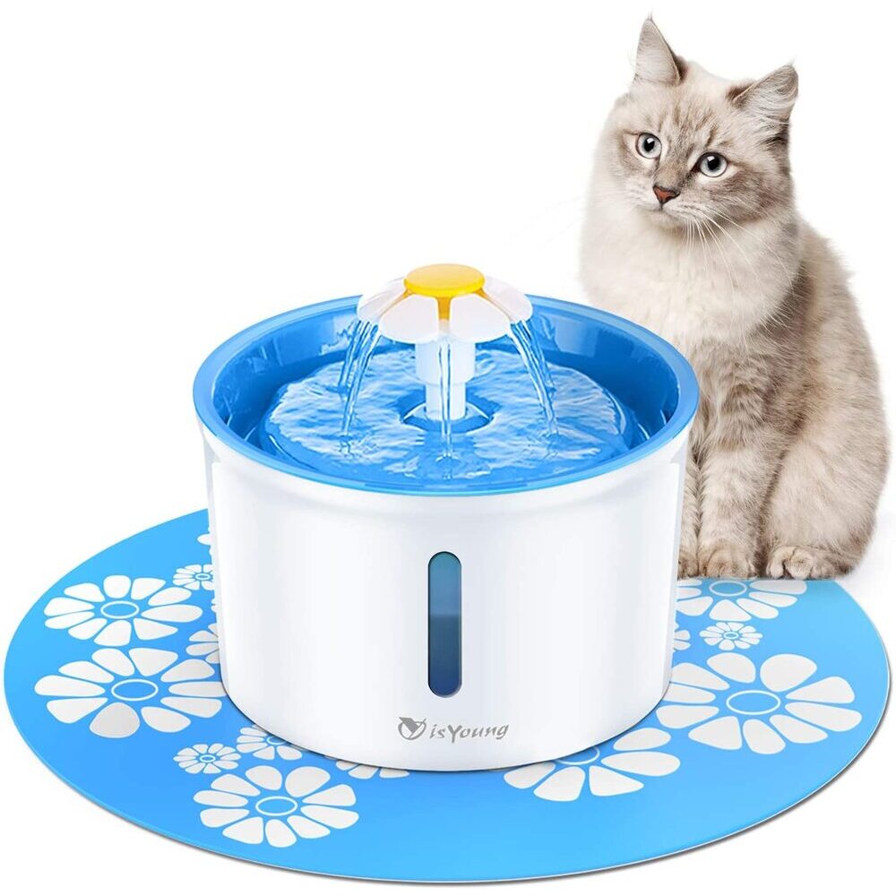 Cat Water Flower Fountain - CatGlamour.com