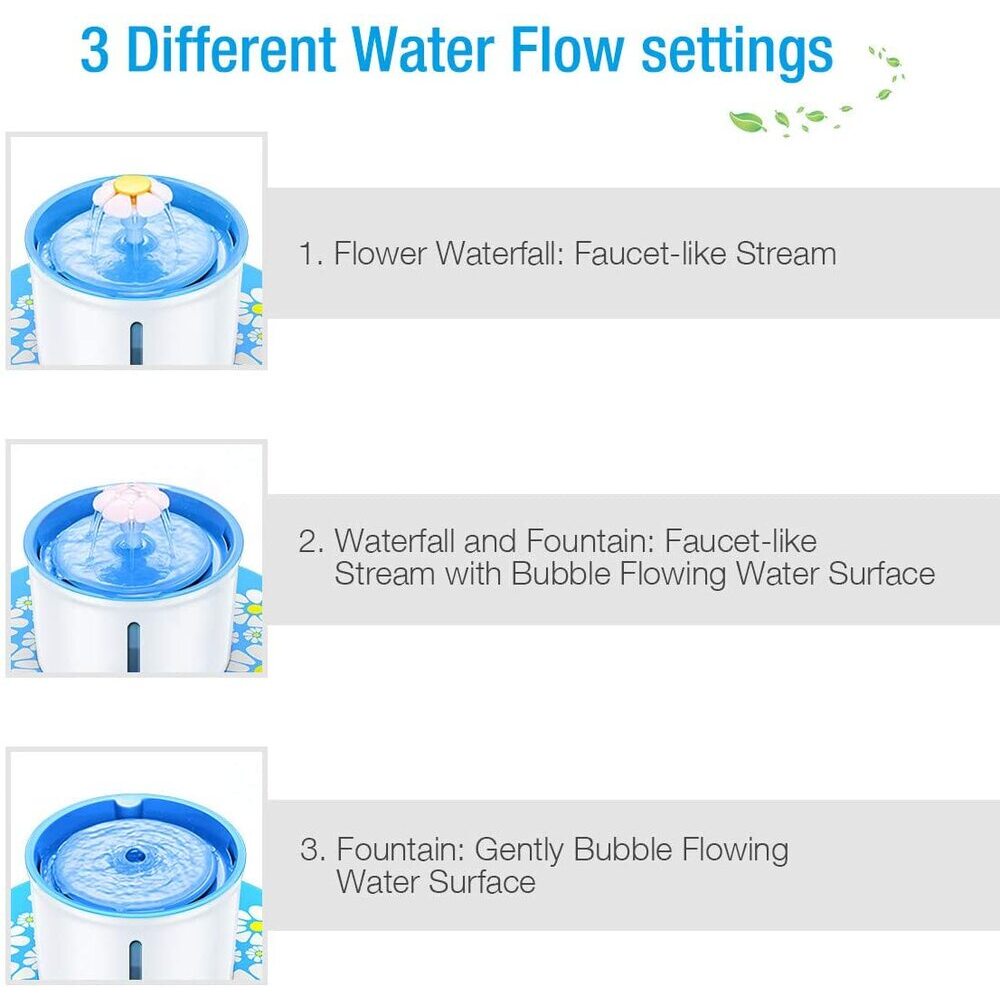 Cat Water Flower Fountain - CatGlamour.com