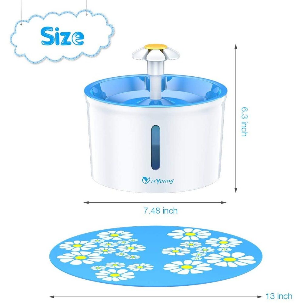 Cat Water Flower Fountain - CatGlamour.com