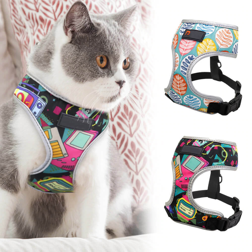 Colorful Nylon Cat Harness - CatGlamour.com