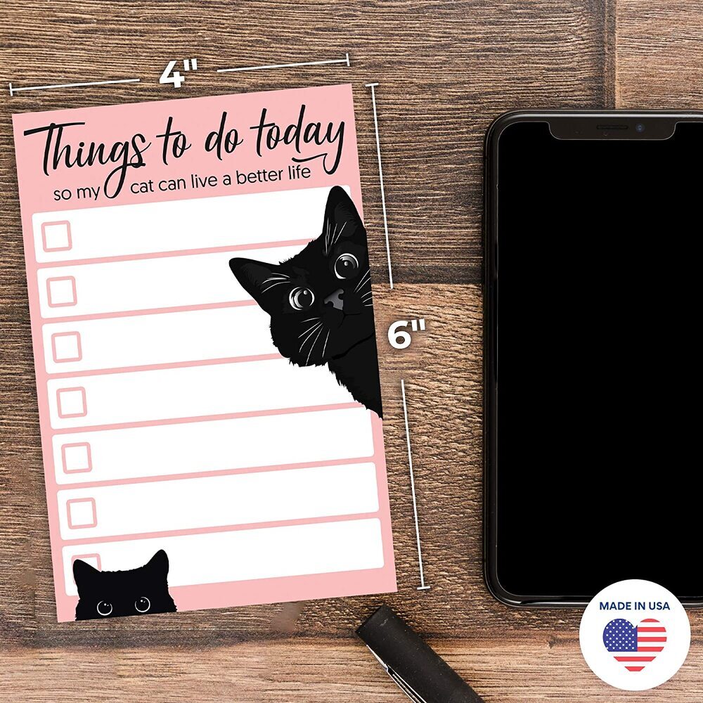 Cute Cat Lovers To-Do List - CatGlamour.com