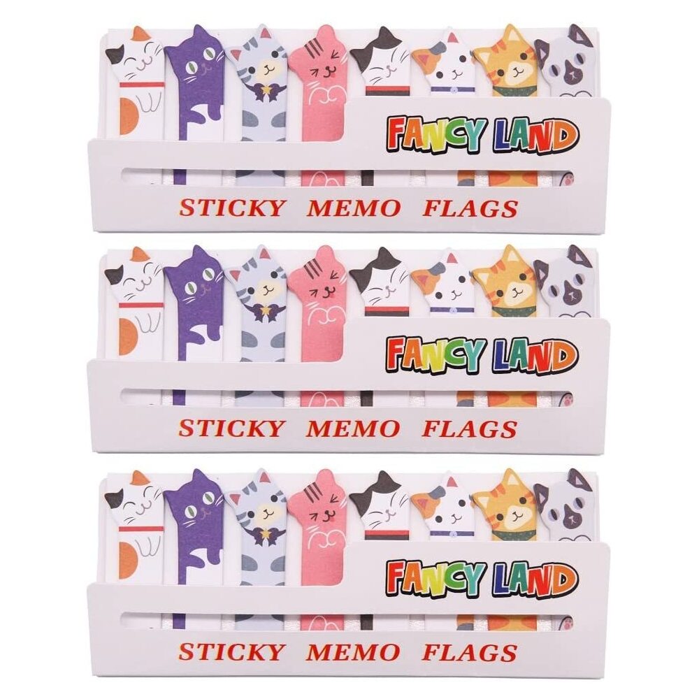 Cute Cat-Themed Sticky Notes - CatGlamour.com