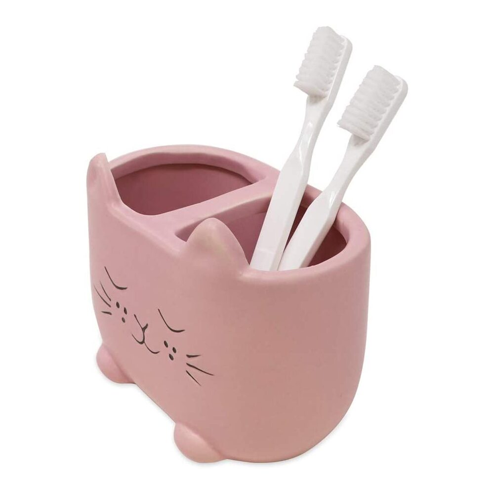 Cute Ceramic Cat Cup Holder - CatGlamour.com
