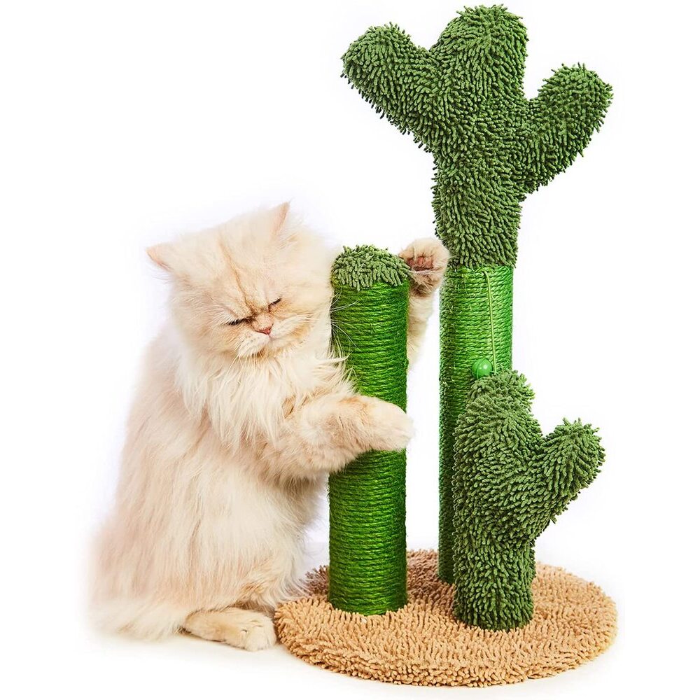 Decorative Cactus Cat Scratching Post - CatGlamour.com