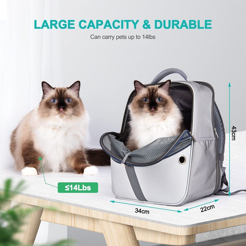 Expandable & Super Easy Carry Cat Backpack - CatGlamour.com