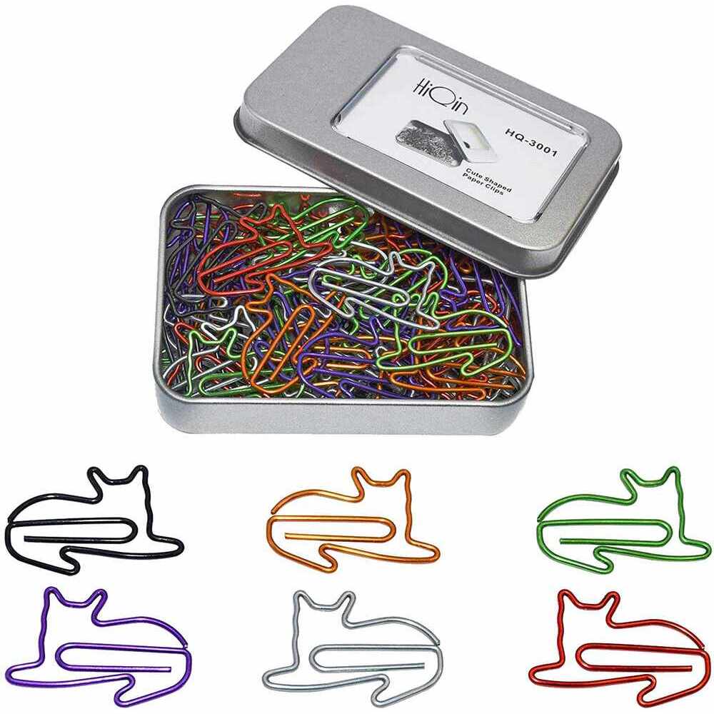 Funny Cat Shaped Paper Clips - CatGlamour.com