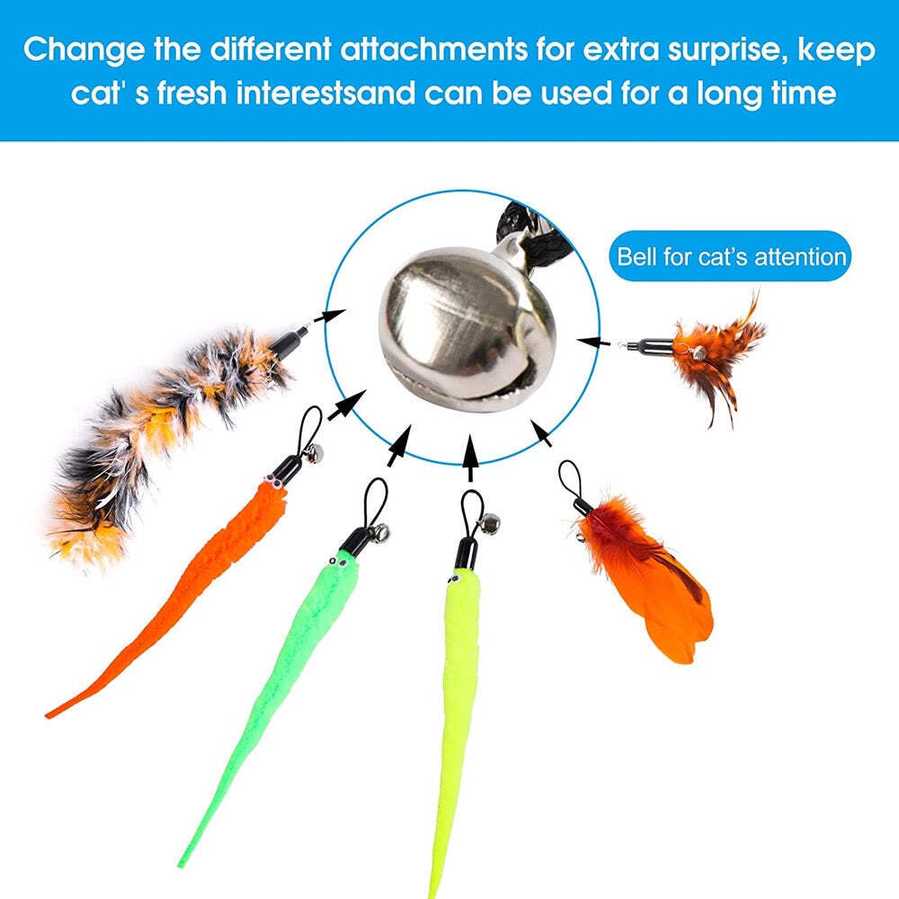 Funny Fishing Rod Cat Wand Toy - CatGlamour.com