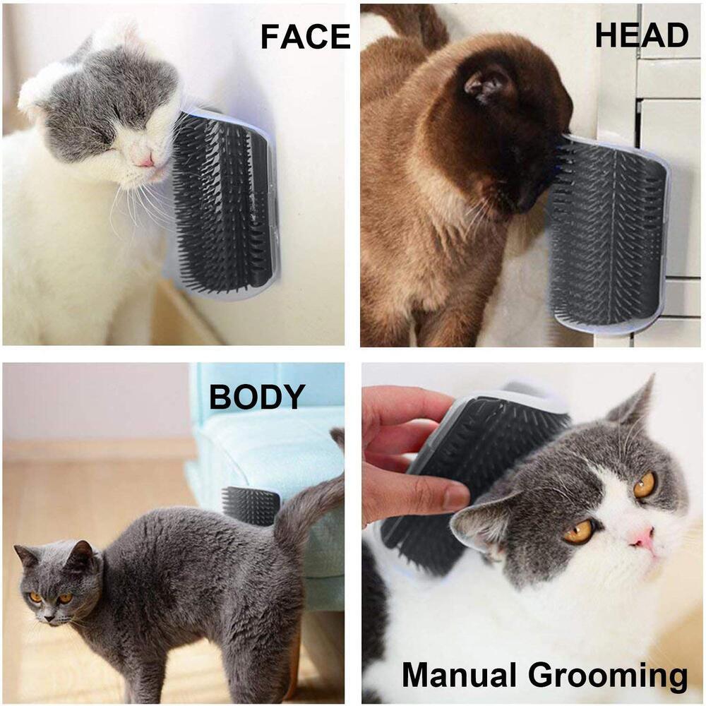 Interactive Self Groomer Cat Brush - CatGlamour.com