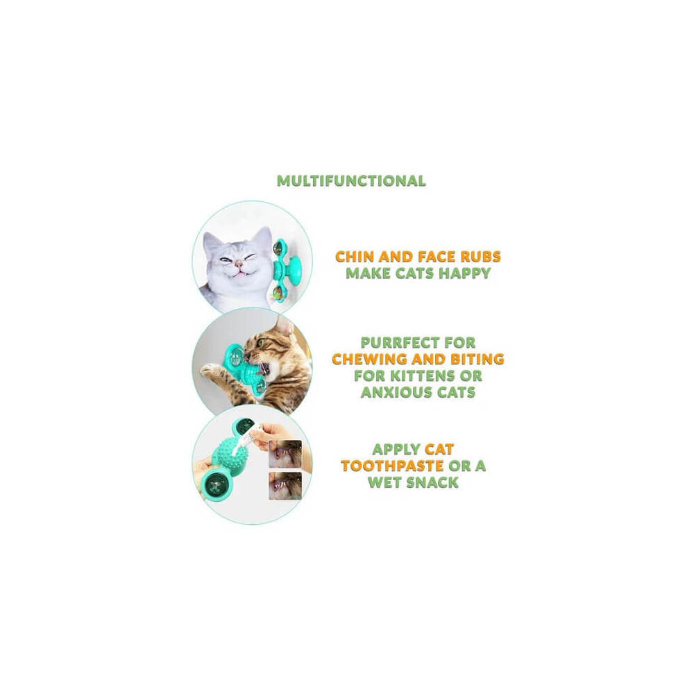 Interactive Windmill Cat Toy - CatGlamour.com