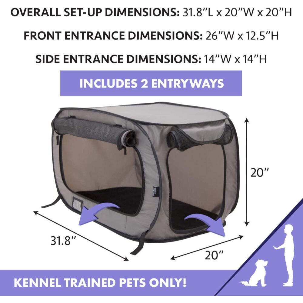 Large Pop Open Cat Cage Kennel - CatGlamour.com