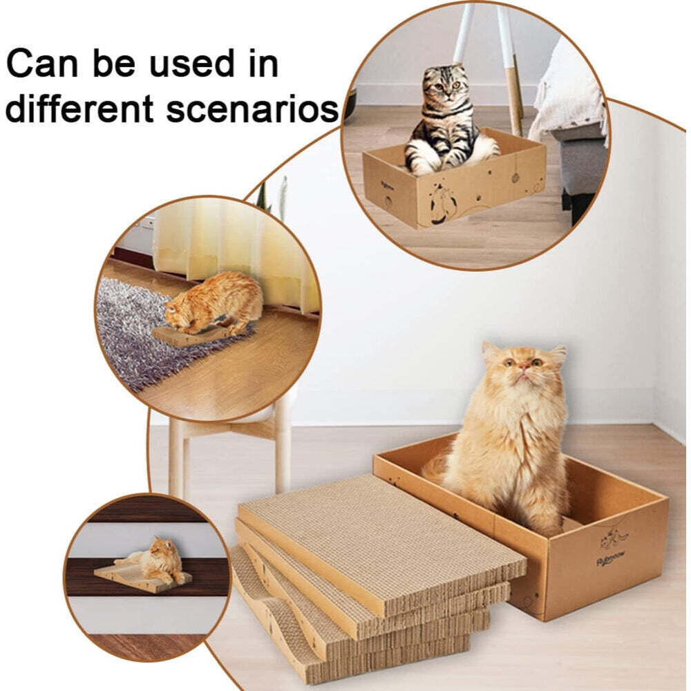 Reversible Large Cat Scratch Pad Cardboard - CatGlamour.com