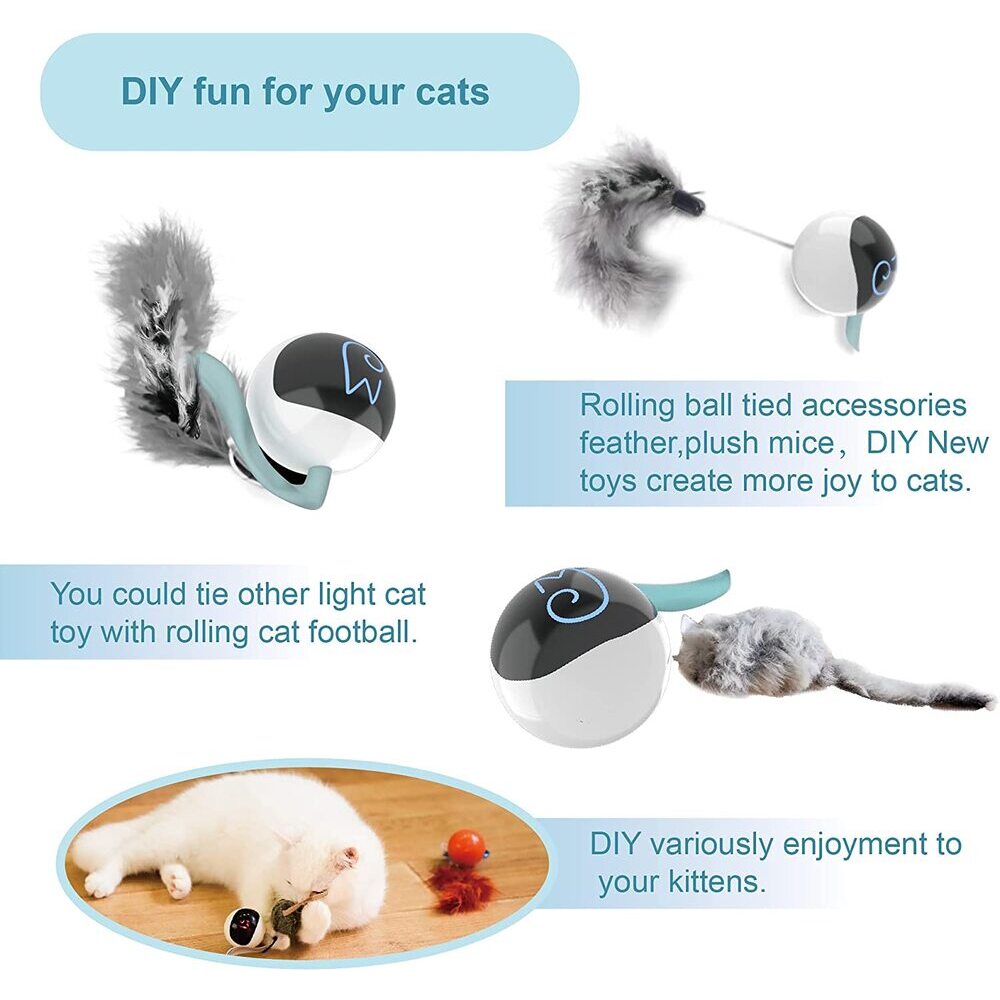 Smart Cat Electric Teaser Moving Ball - CatGlamour.com