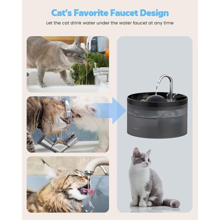 Faucet-Inspired Cat Water Fountain - CatGlamour.com