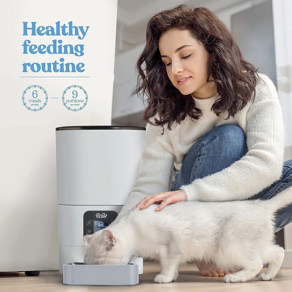 Hassle-Free Cat Feeding Made Easy: Advanced 6-Liters Automatic Cat ...