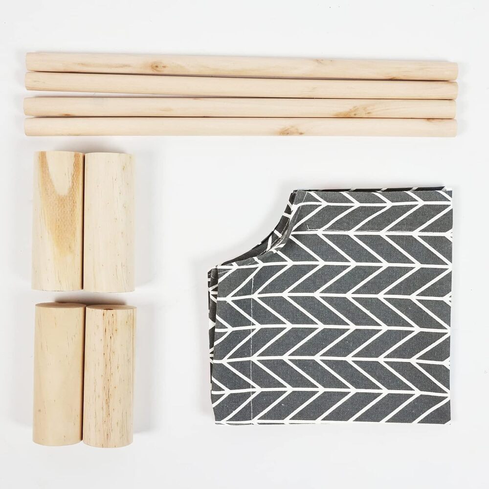 Stylish & Sturdy Cat Cot with Wooden Frame - CatGlamour.com