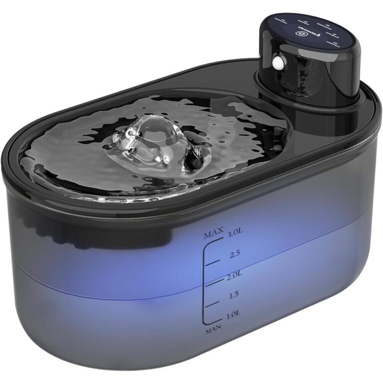 Wireless, Rechargeable, Cordless: 3L Silent Cat Water Fountain with ...