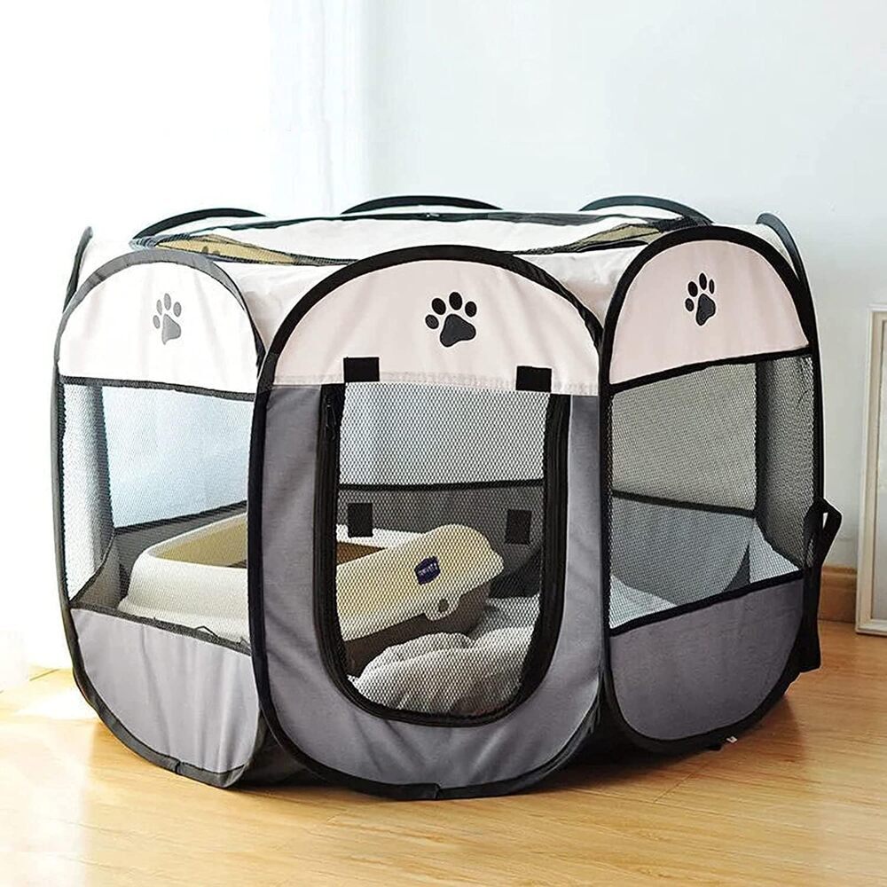 Pop-up & Portable Cat Playpen Exercice Playground - CatGlamour.com