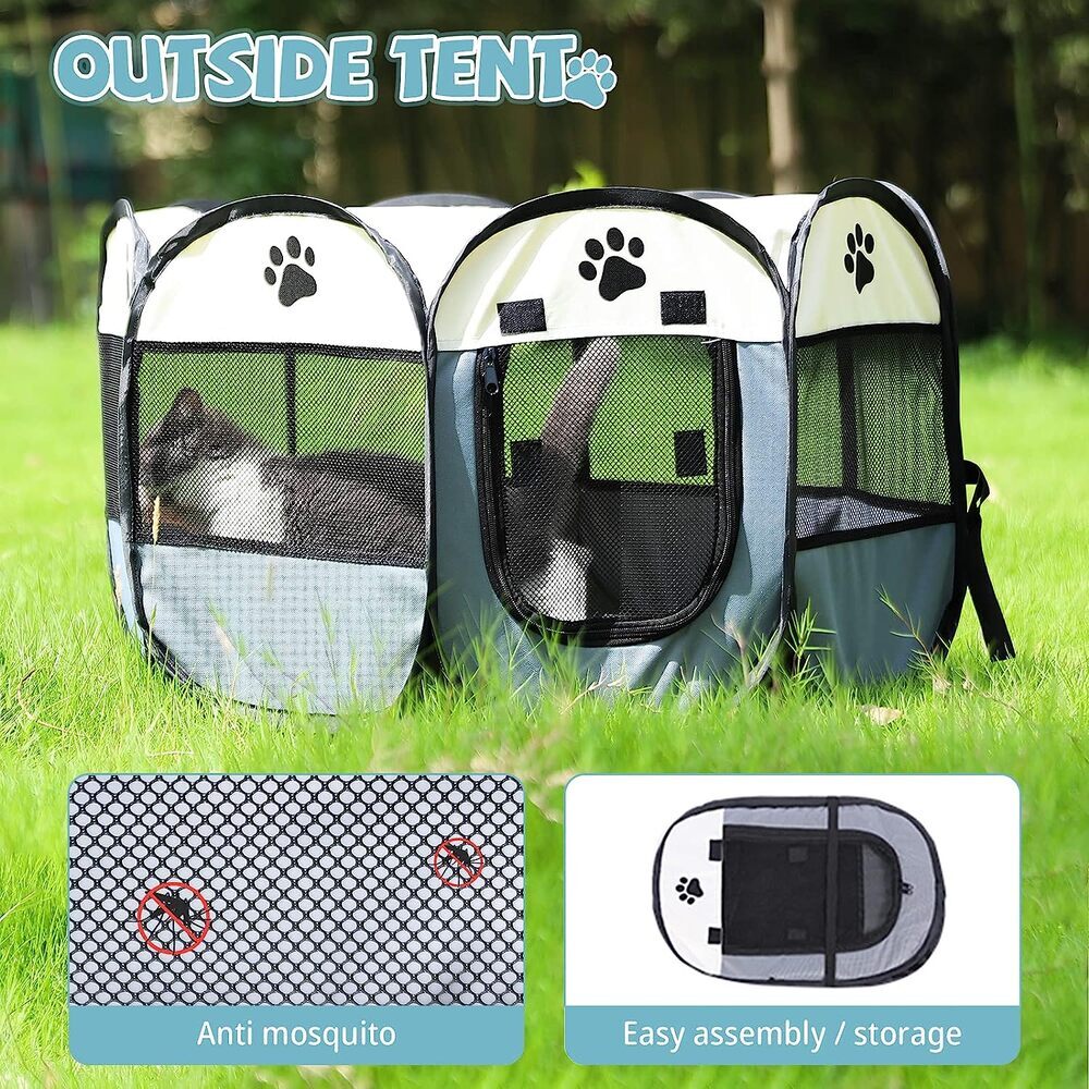 Pop-up & Portable Cat Playpen Exercice Playground - CatGlamour.com