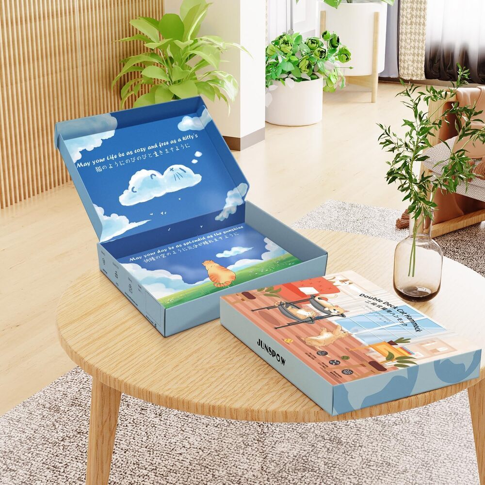 Double-Deck Cat Bed for Duo Delight - CatGlamour.com