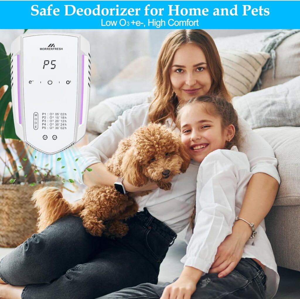 Powerful Cat Odor Deodorizer - 99% Effective Ozone Odor Eliminator for ...