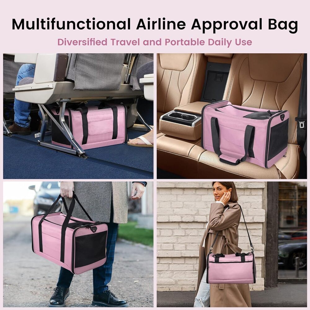 TSA Approved Soft & Collapsible Cat Carrier - CatGlamour.com