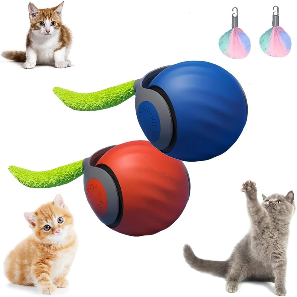 Speedy Smart Rechargeable Interactive Cat Toy - CatGlamour.com