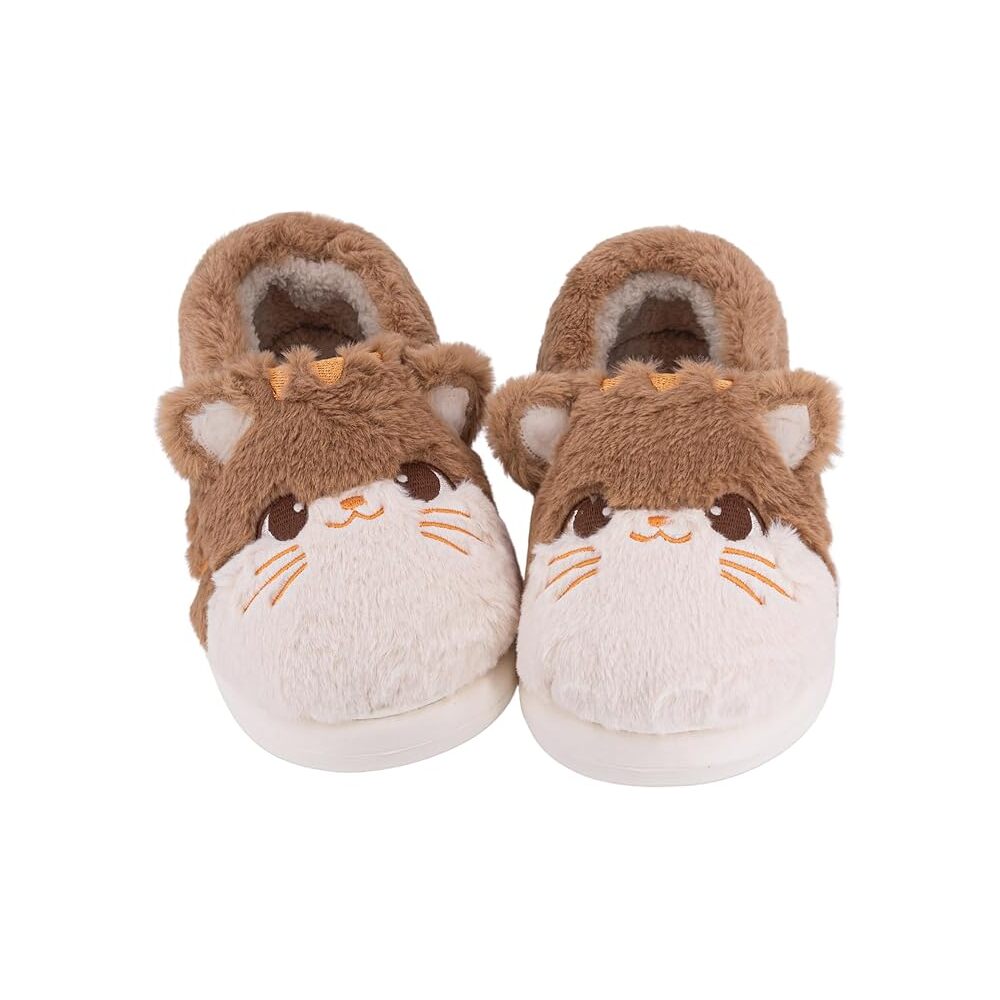 Women's Cozy Cat Slippers - Warm, Soft, and Cute Winter House Slippers ...