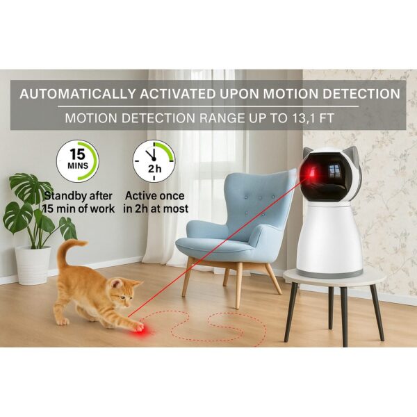 ChaseBeam – 4th Gen Random Laser Cat Toy - CatGlamour.com